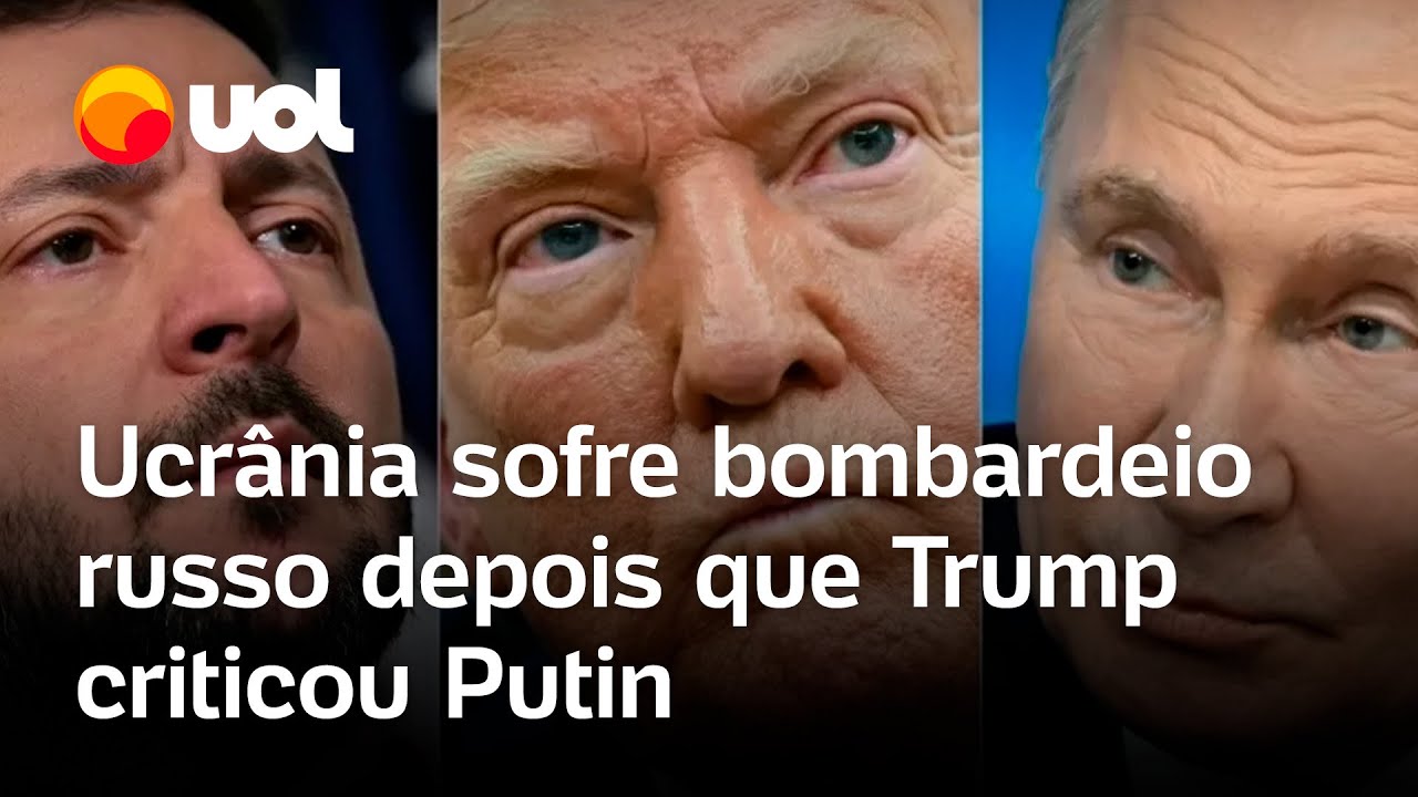 Ucrânia sofre bombardeio russo sem precedentes depois que Trump chamou ...