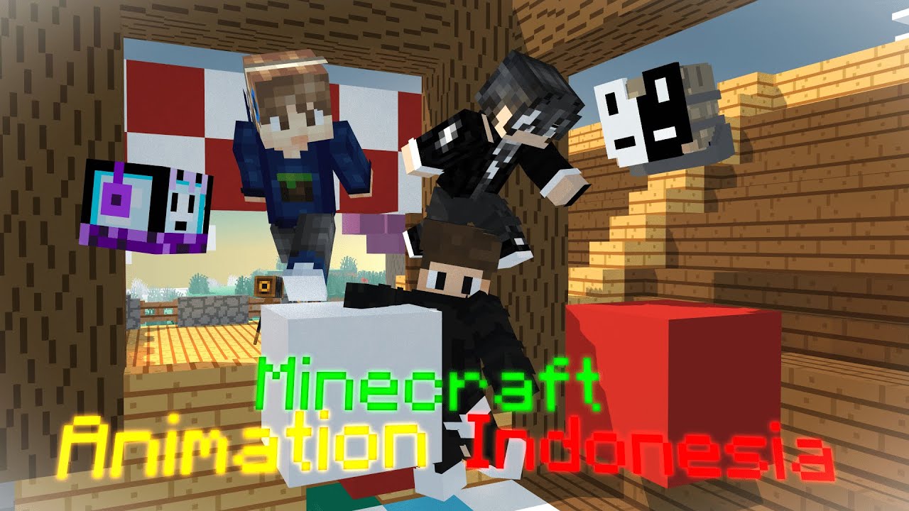 Minecraft Tapi Kalau Jatuh Harus Bilang Ara Ara? |Animasi Minecraft ...