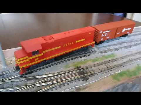 A 1200mm x 240mm Micro Brazilian HO Scale Model Railway Layout - YouTube