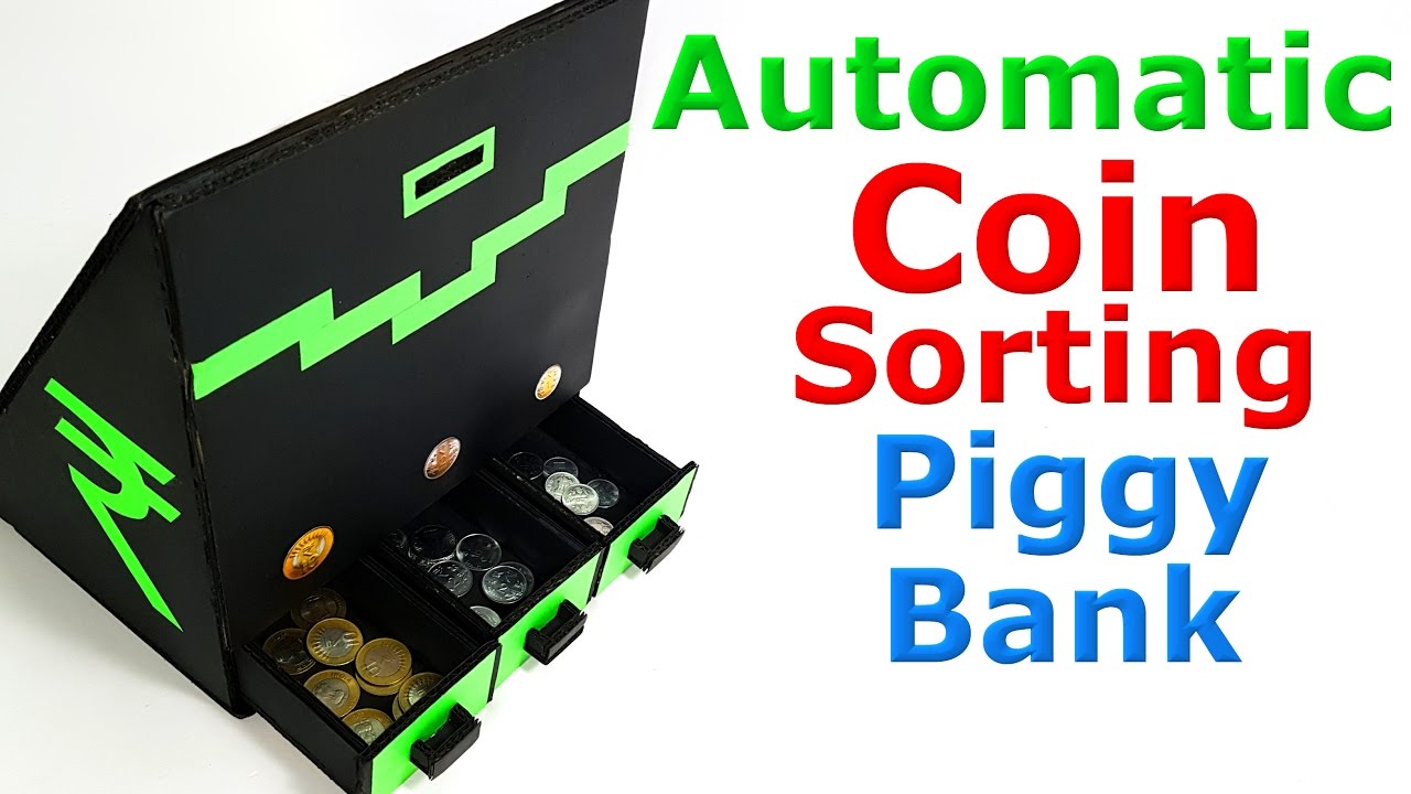 How To Make Coin Sorting Piggy Bank YouTube how-to-make-coin-sorting-piggy-bank-youtube
