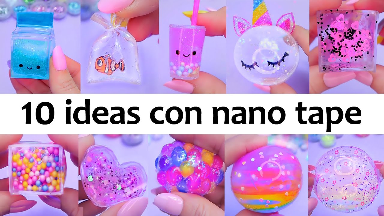 10 Ideas con cinta adhesiva Nano Tape: Burbujas, globos y lindos ...