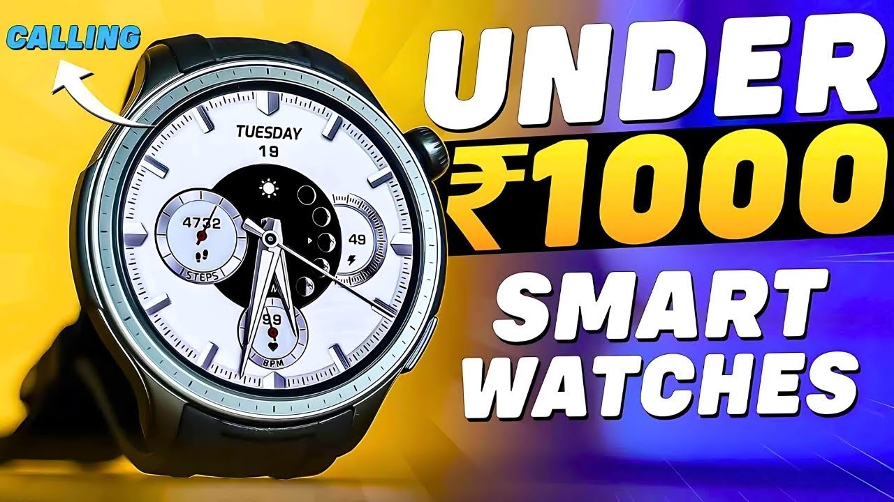 Top 5 Best Smartwatch Under Rs1000 in 2024⚡️Best Smartwatch Under 1000 ...