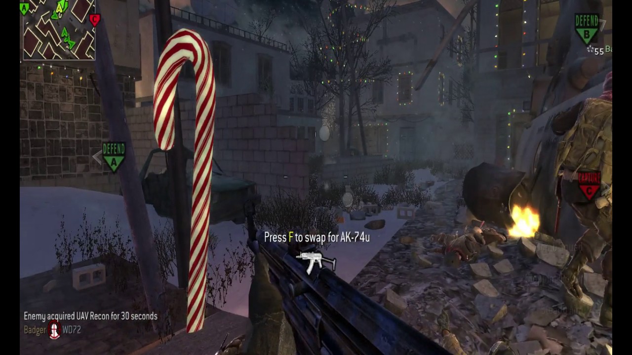 Call of Duty 4 PC Modded Map Winter Crash - YouTube