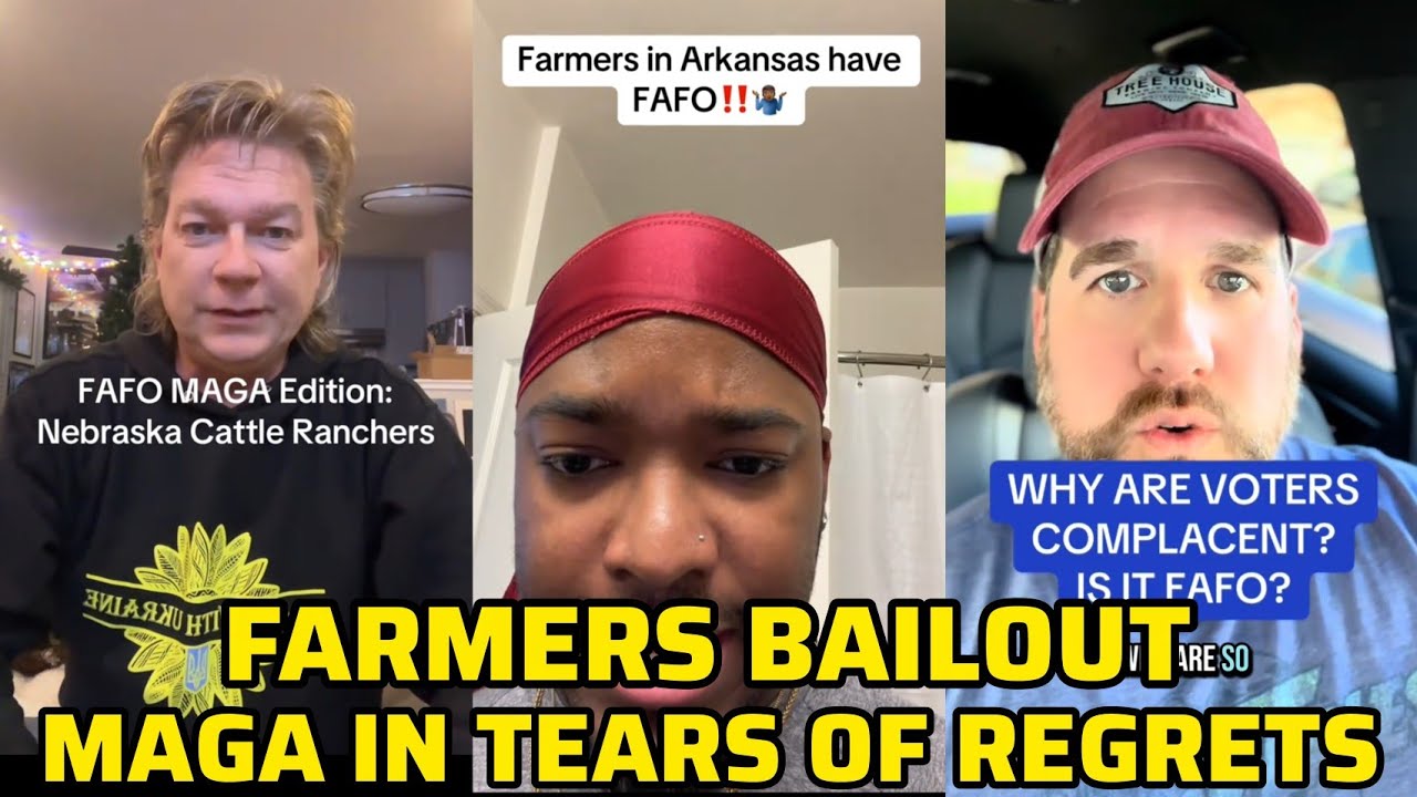 FAFO MAGA FARMERS Meltdown As BAILOUT Backfired - YouTube