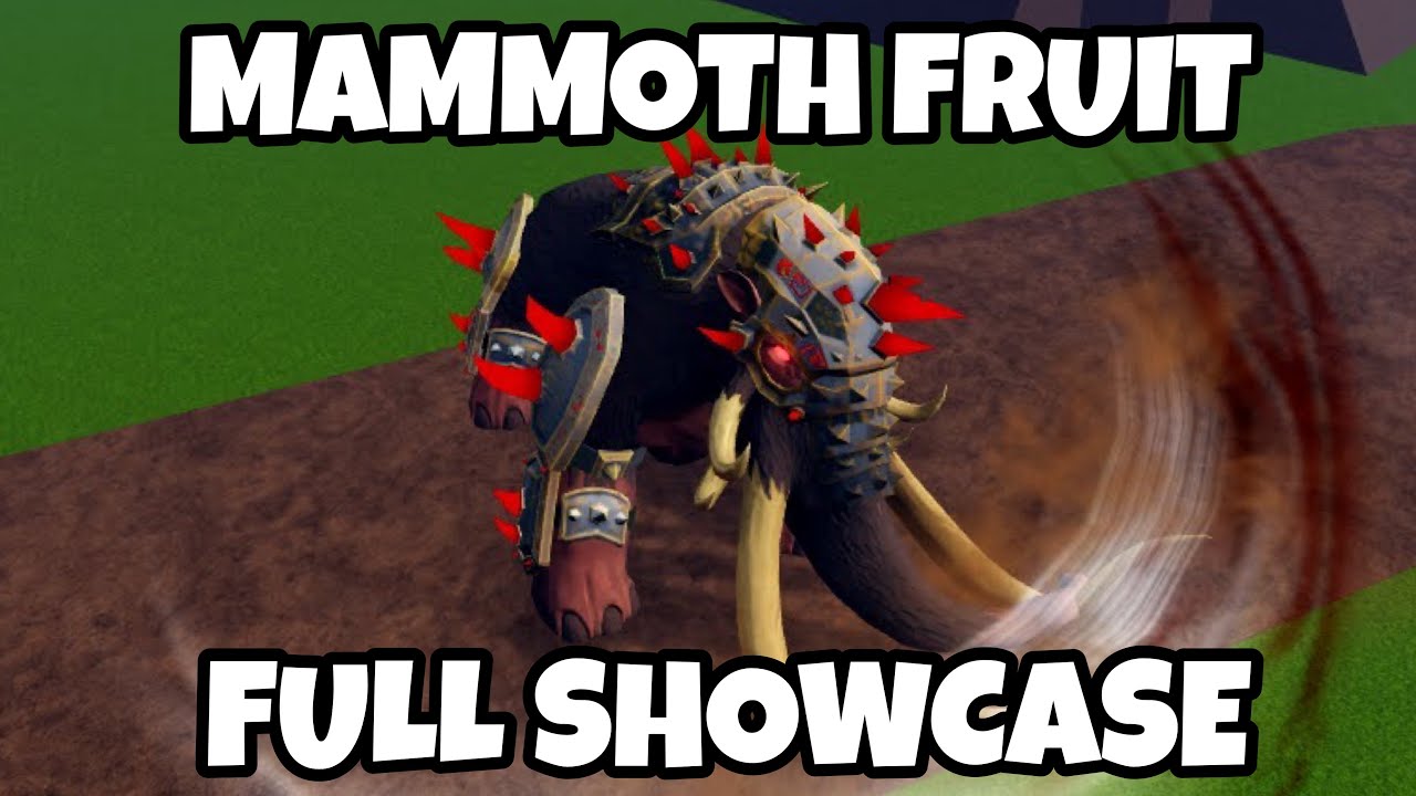 UNLOCKED ALL MAMMOTH SKILLS + SHOWCASE | Blox Fruits - YouTube
