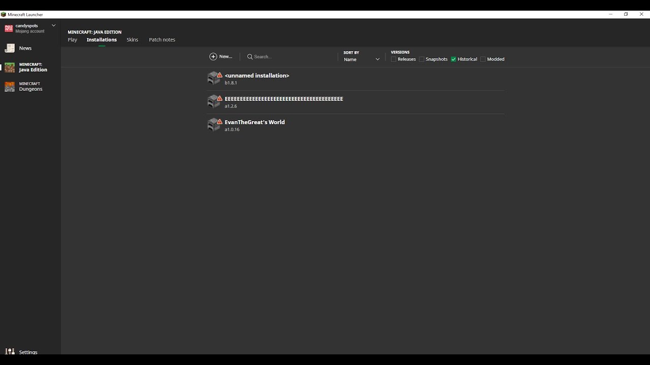 Minecraft BETA IN 2021!!!!!! - YouTube
