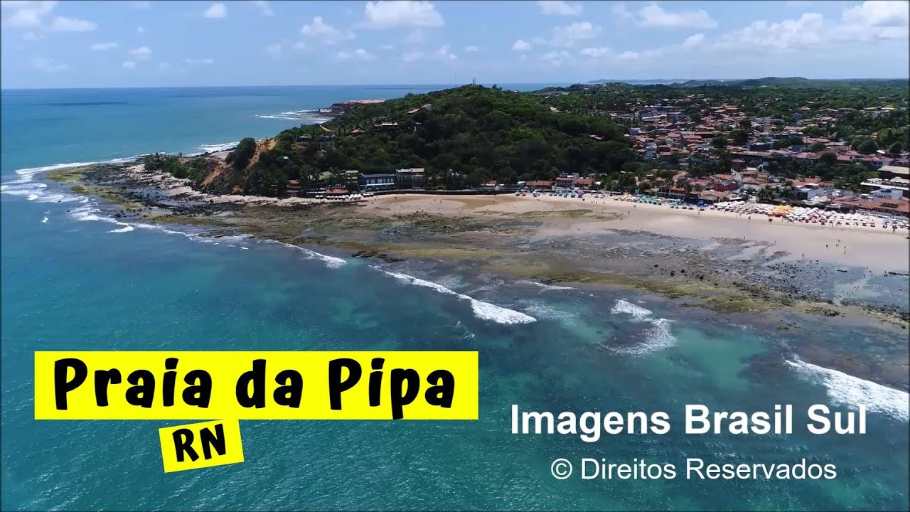 PIPA BRASIL | Praia da Pipa, Centro | RN (Aéreas Drone) - YouTube