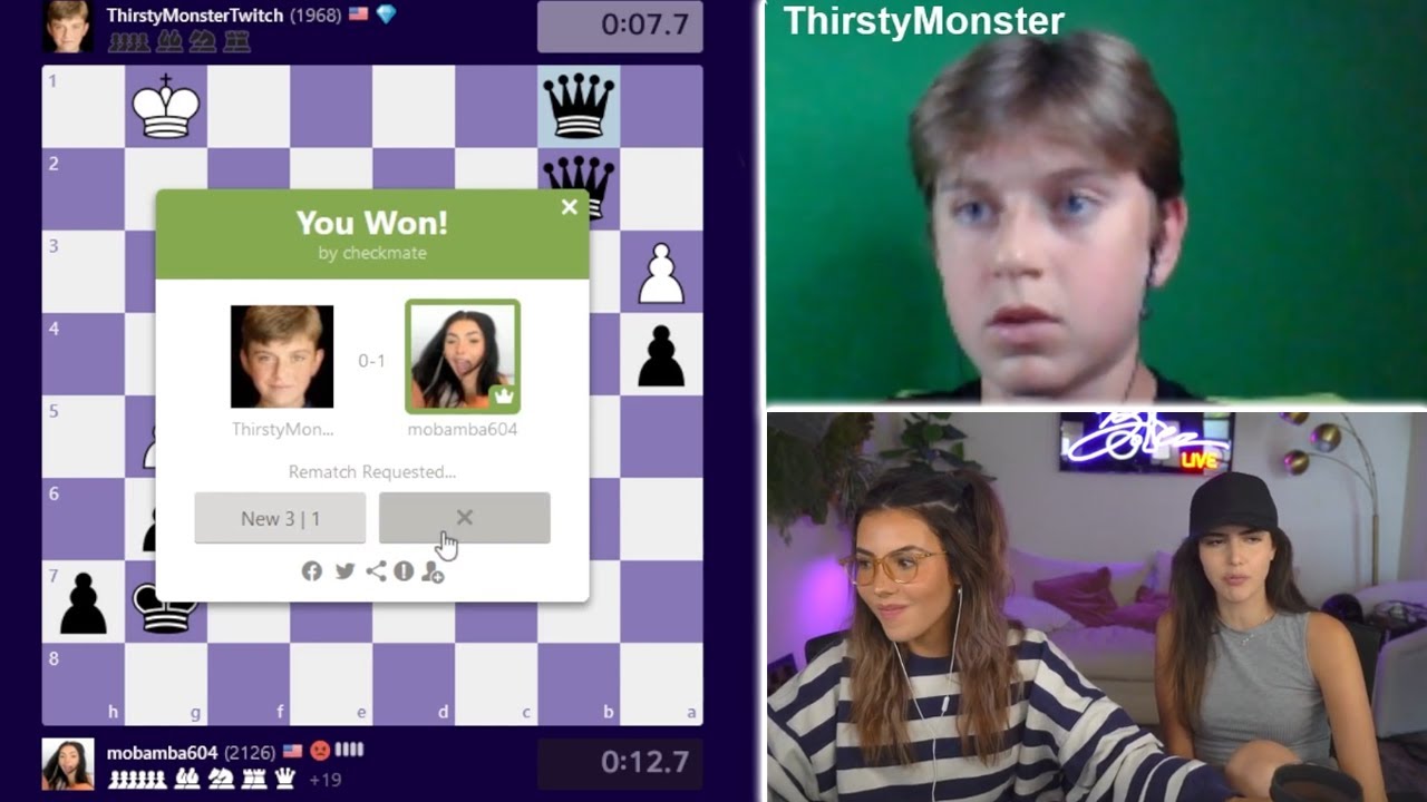 Playing Against a 12 year old chess streamer - YouTube