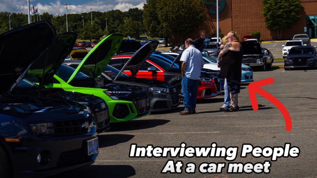 Interviewing People At A Car Meet - YouTube