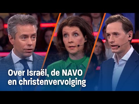 SGP versus PvdD en Volt bij het NOS-slotdebat