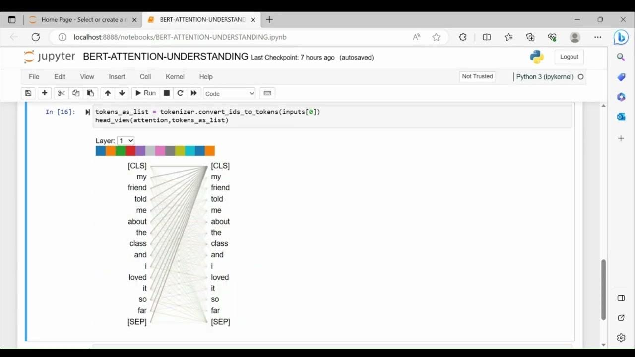 "🔍 Unveiling the Power of Attention in NLP! 🧠 Visualizing Language Understanding with BERTViz ...