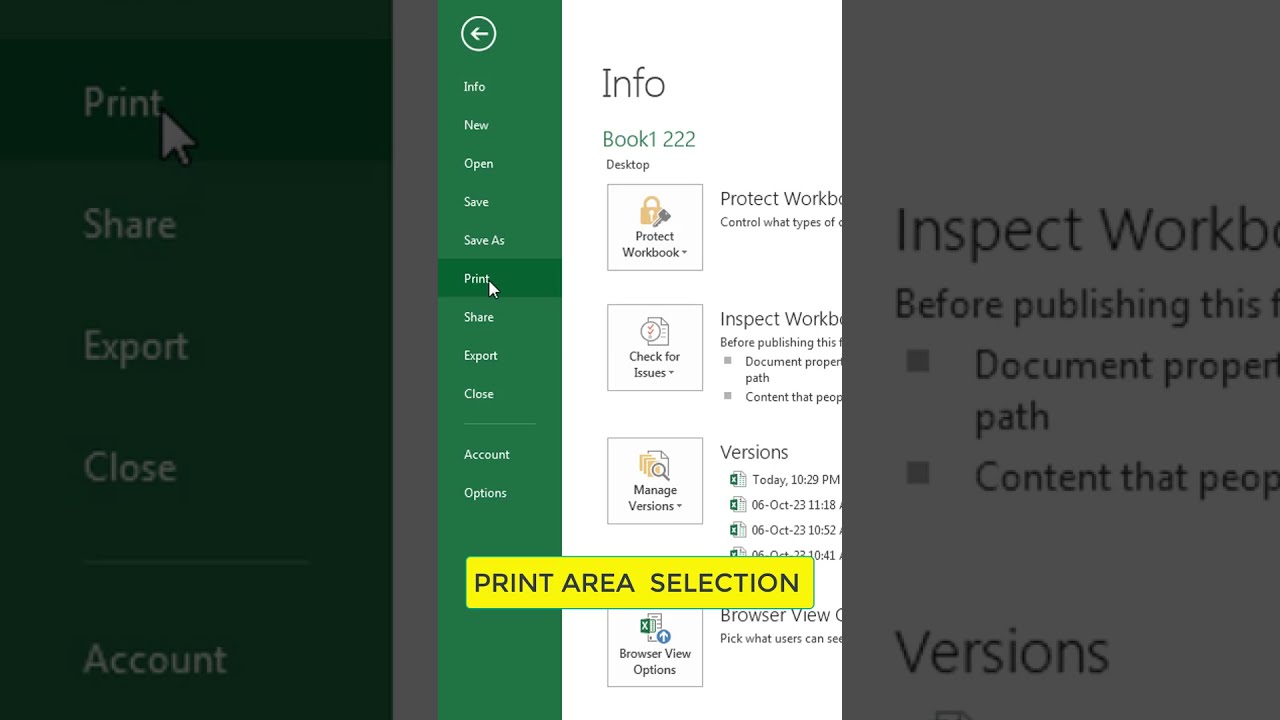 Excel Set Print Area Excel Printing YouTube Excel Set Print Area Excel Printing YouTube