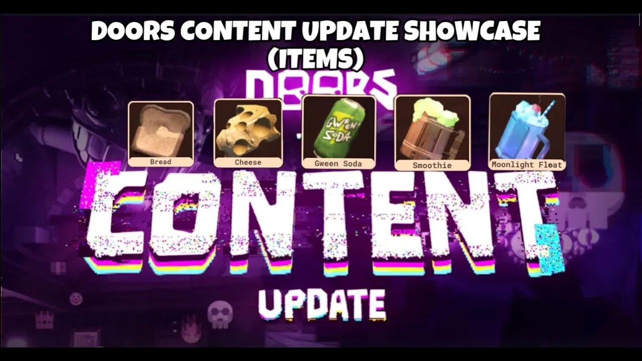 ROBLOX DOORS CONTENT UPDATE ITEM SHOWCASE!!! - YouTube