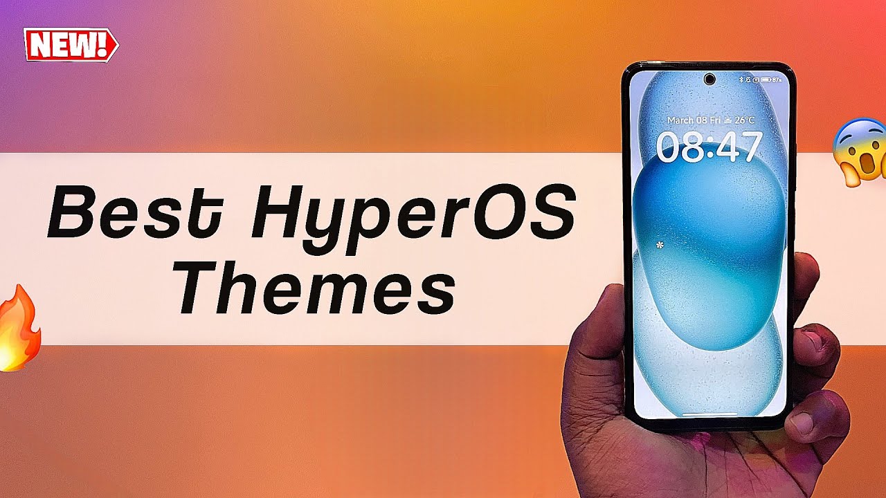 Best HyperOS Themes for Lockscreen Customization! - YouTube