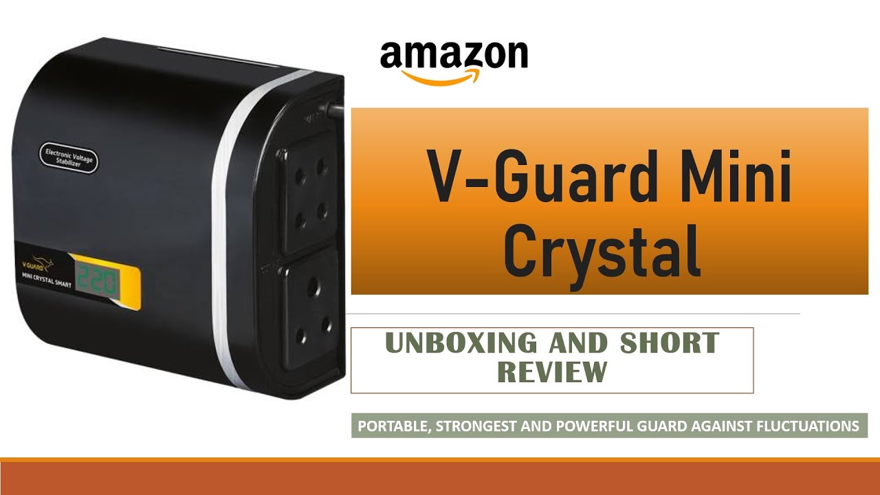 #1 Unboxing & Short Review of V-Guard Mini Crystal Stabilizer💯 - YouTube