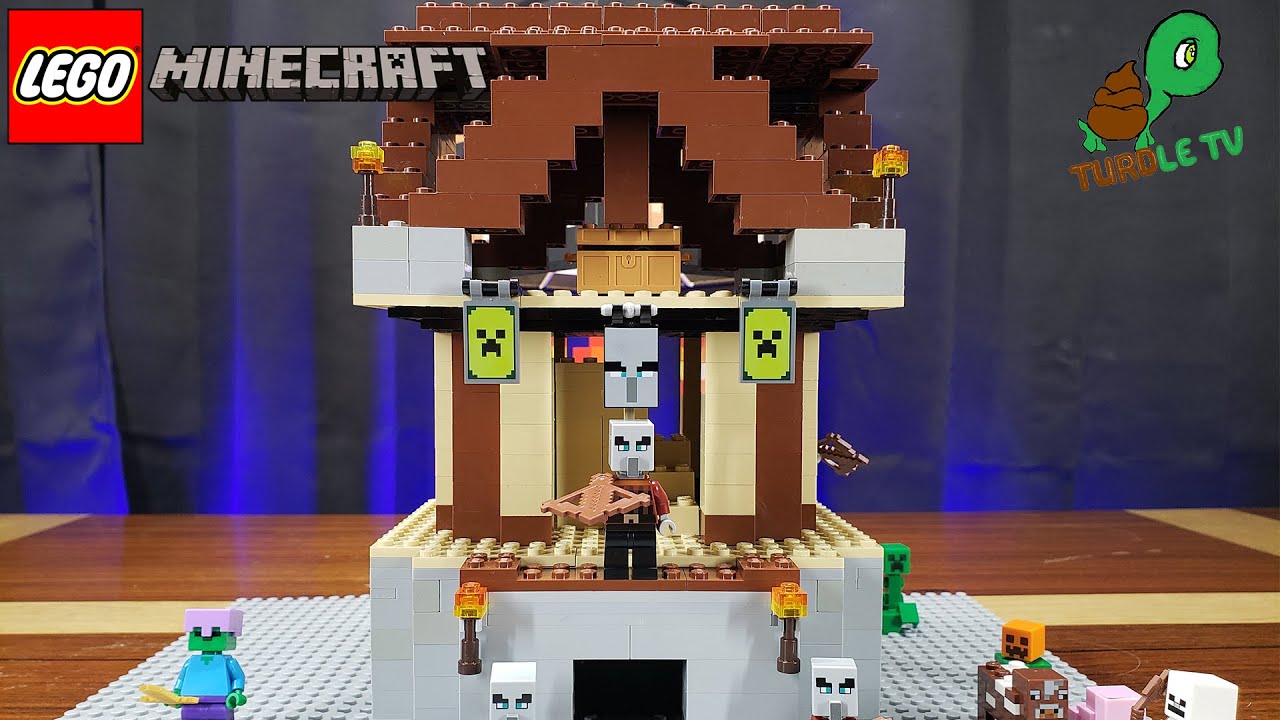We made A Pillager Tower Lego Minecraft MOC for Minecraft Monday - YouTube