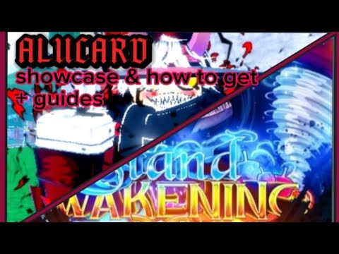Roblox- 🌹Alucard 💉 Showcase & How to get + guides |🦇stand awakening🎃 ...
