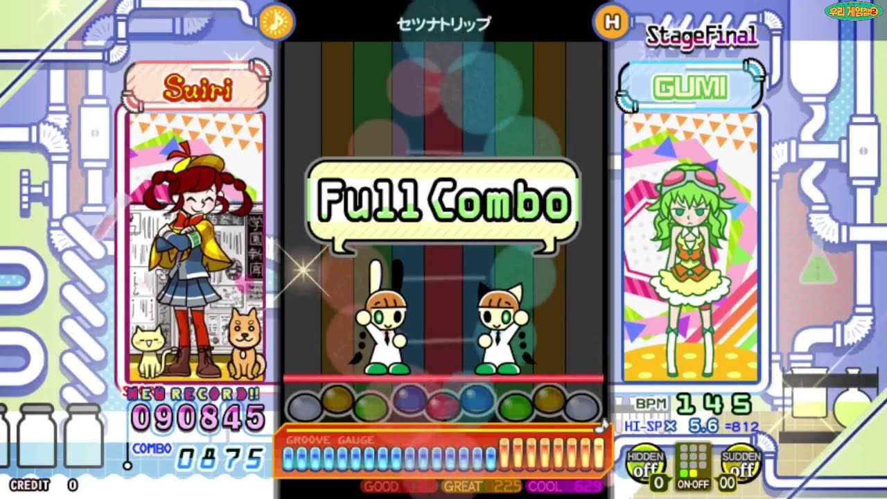 [ポップン UniLab] セツナトリップ [UPPER] Hyper mirror - YouTube