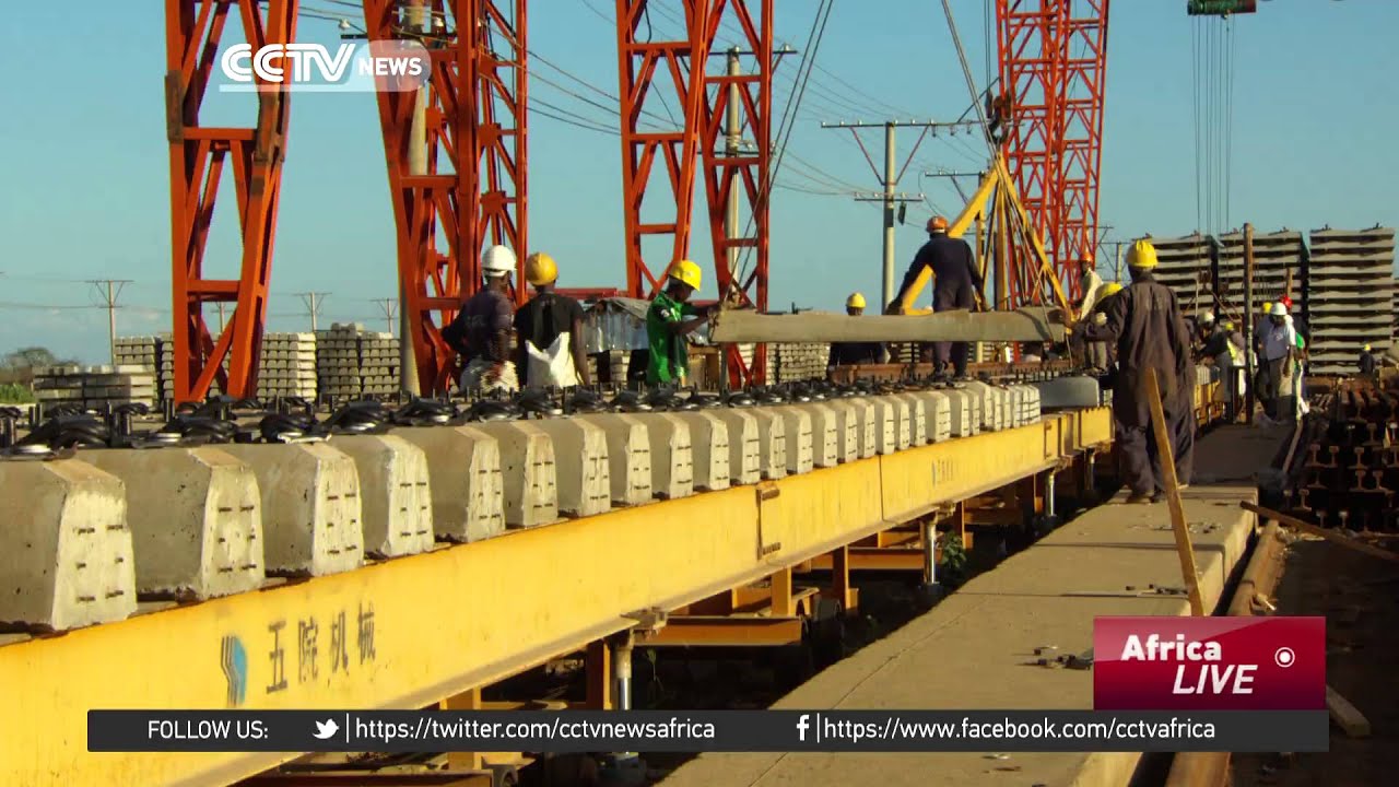 Kenya's high-speed rail almost 70% complete - YouTube