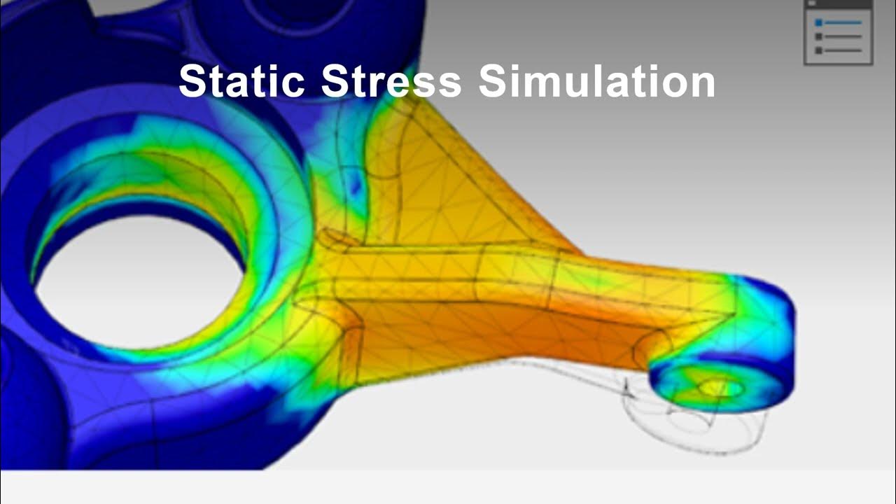Fusion 360 - Static Stress Simulation - YouTube