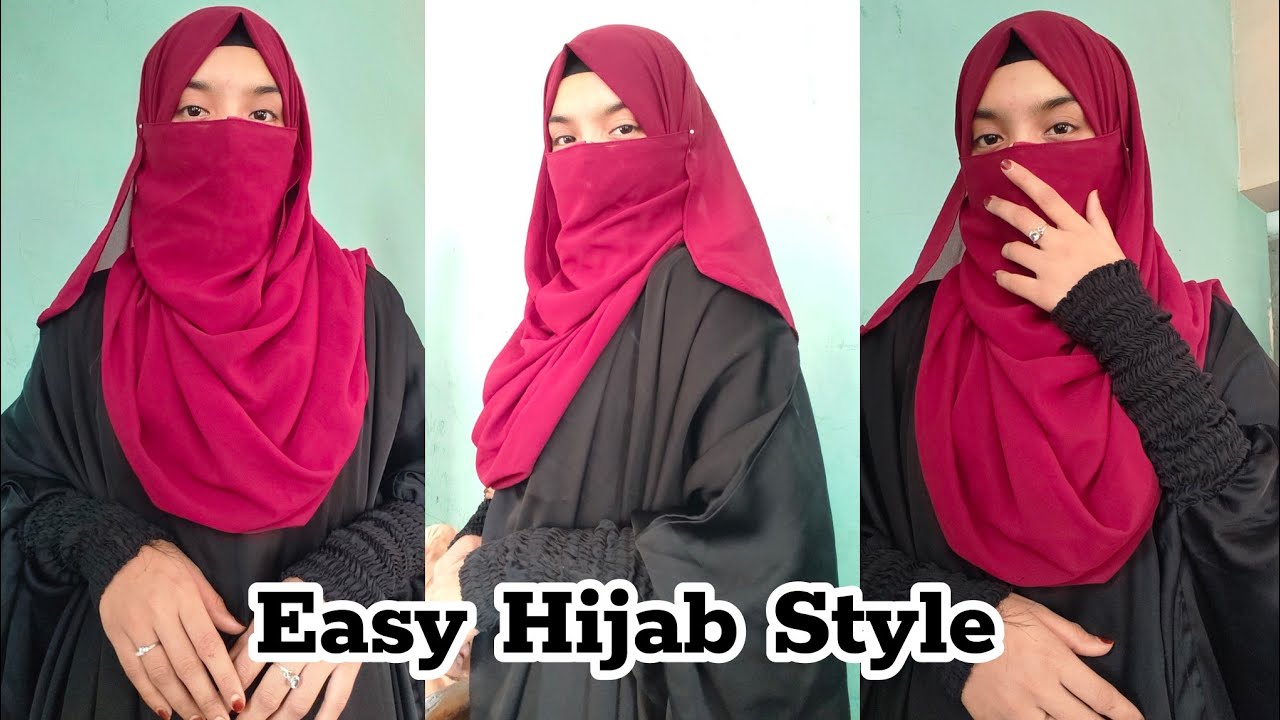 Niqab tutorial || Step by step || hijab style. - YouTube