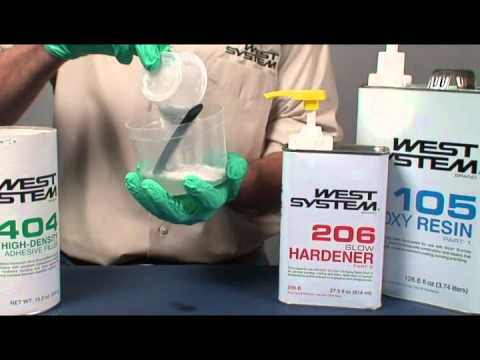 Adding Fillers to WEST SYSTEM Epoxy - YouTube