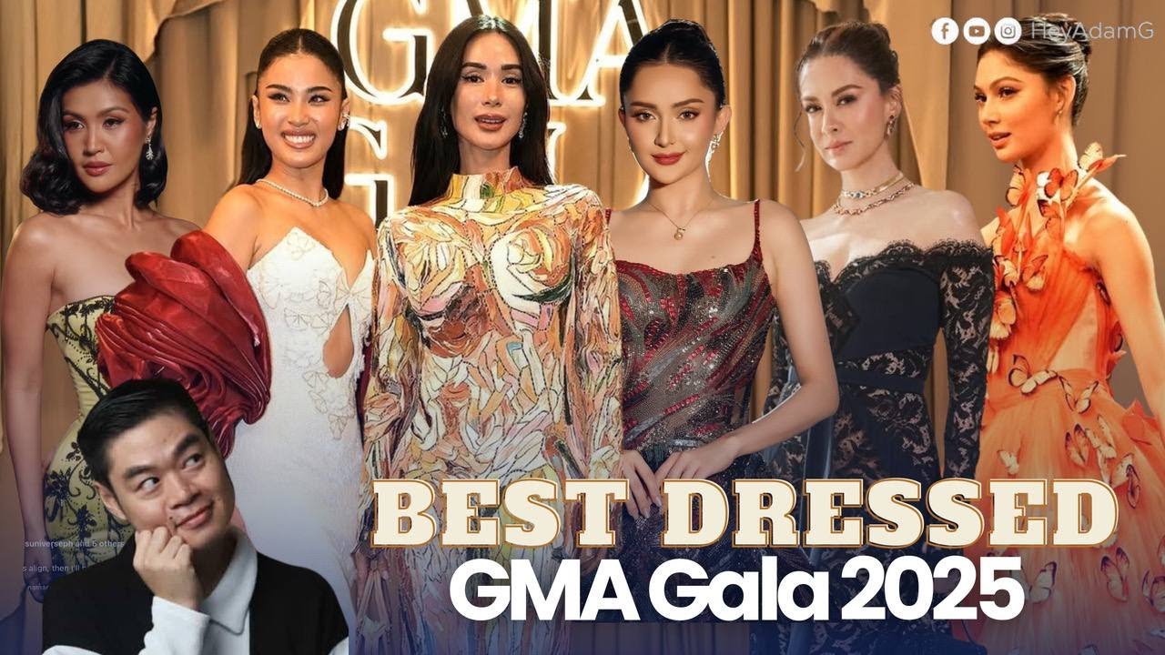 MY BEST DRESSED FEMALE CELEBRITIES AT THE GMA GALA2025 - YouTube