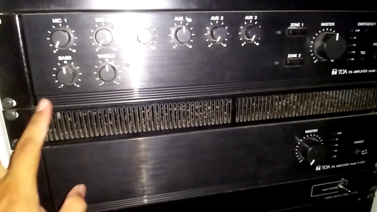 Power toa model A-1812 : PA Amplifier 120 W #toa #power #sound (untuk 4 ...