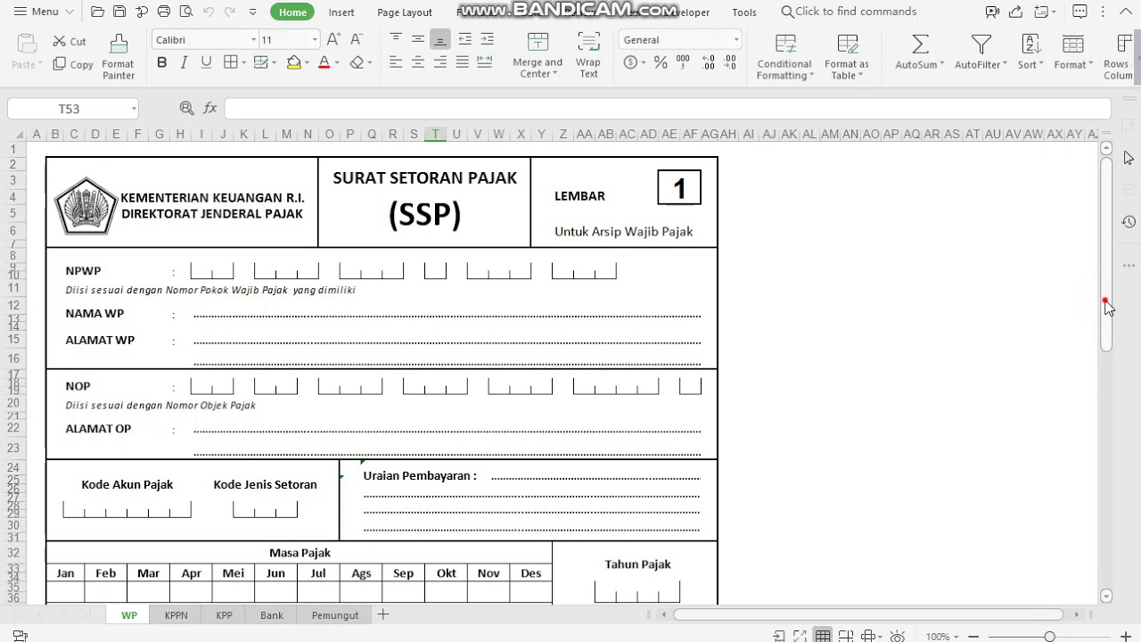 CARA MENGISI SURAT SETORAN PAJAK (SSP) - YouTube