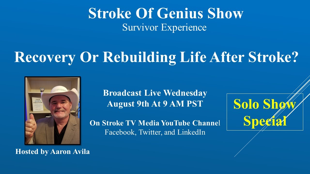 Recovery Or Rebuilding Life After Stroke? - YouTube