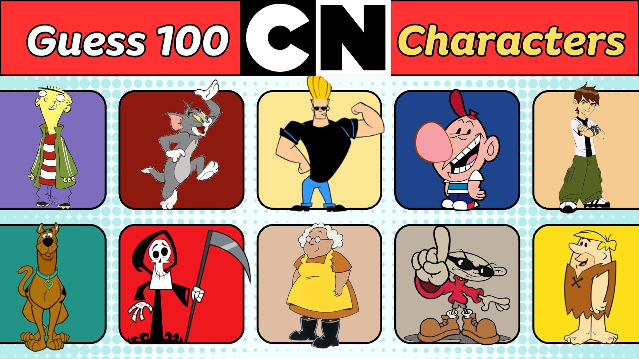 Guess The Cartoon Network Characters 🤩 | Can You Guess 100 Cartoon ...