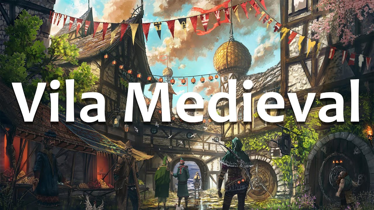 Vila Medieval | Som Ambiente - Imersão total para relaxar. - YouTube