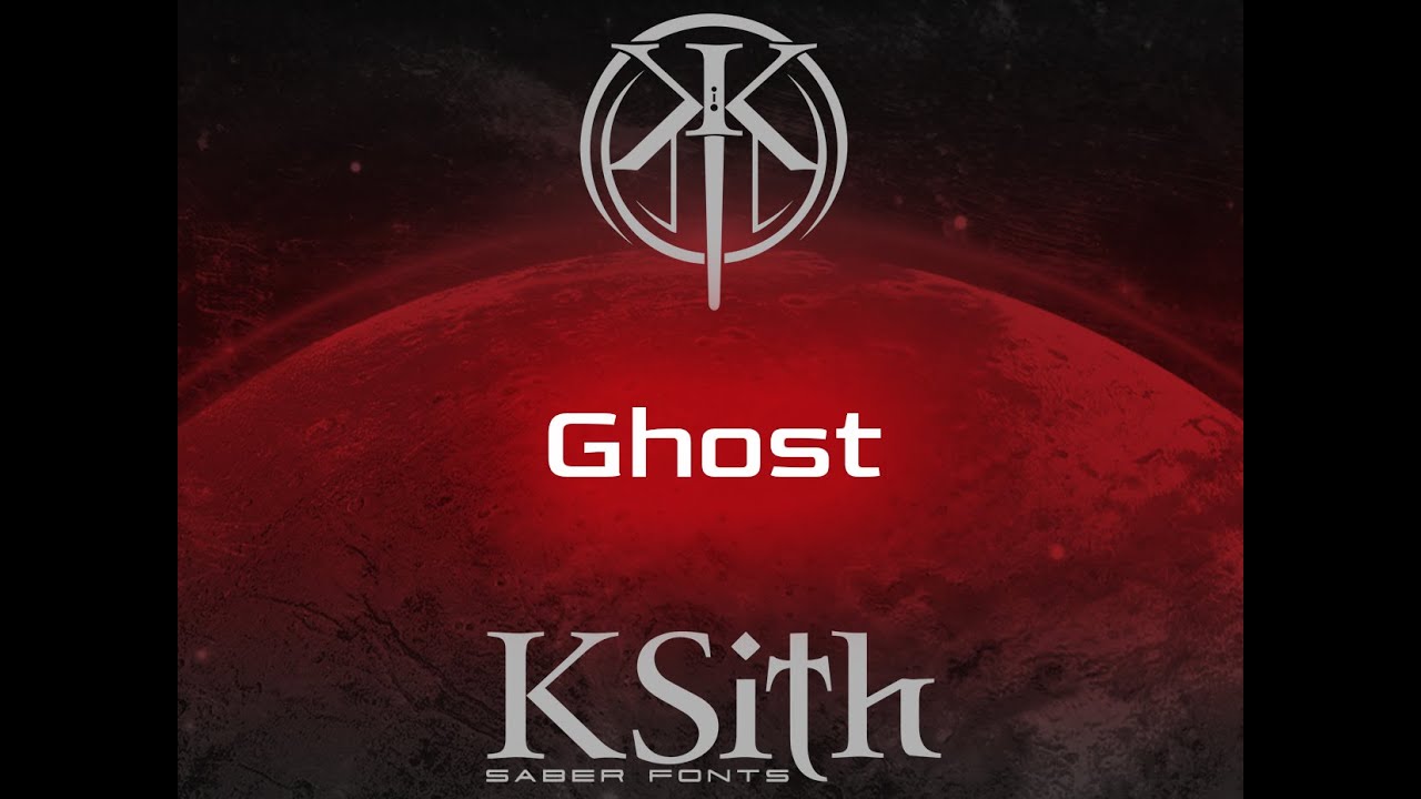 Ghost - Saber Font Demo - (HD) - YouTube