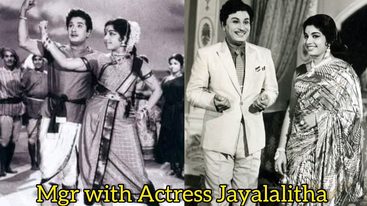Actor Mgr with Actress Jayalalitha movie rare pics - YouTube