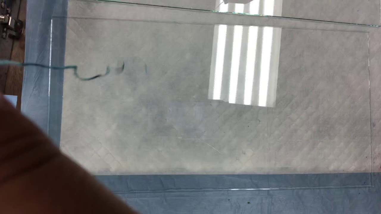 String pull on glass part 1 - YouTube