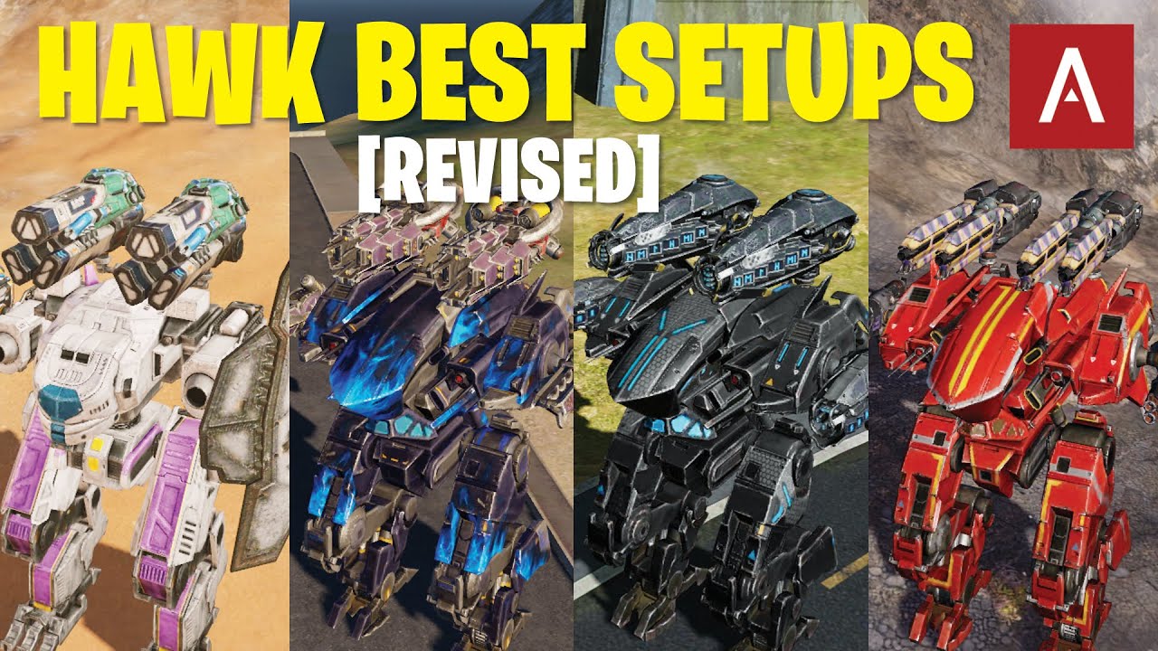 War Robots: HAWK Best Setups (updated) with Gameplay Highlights WR ...
