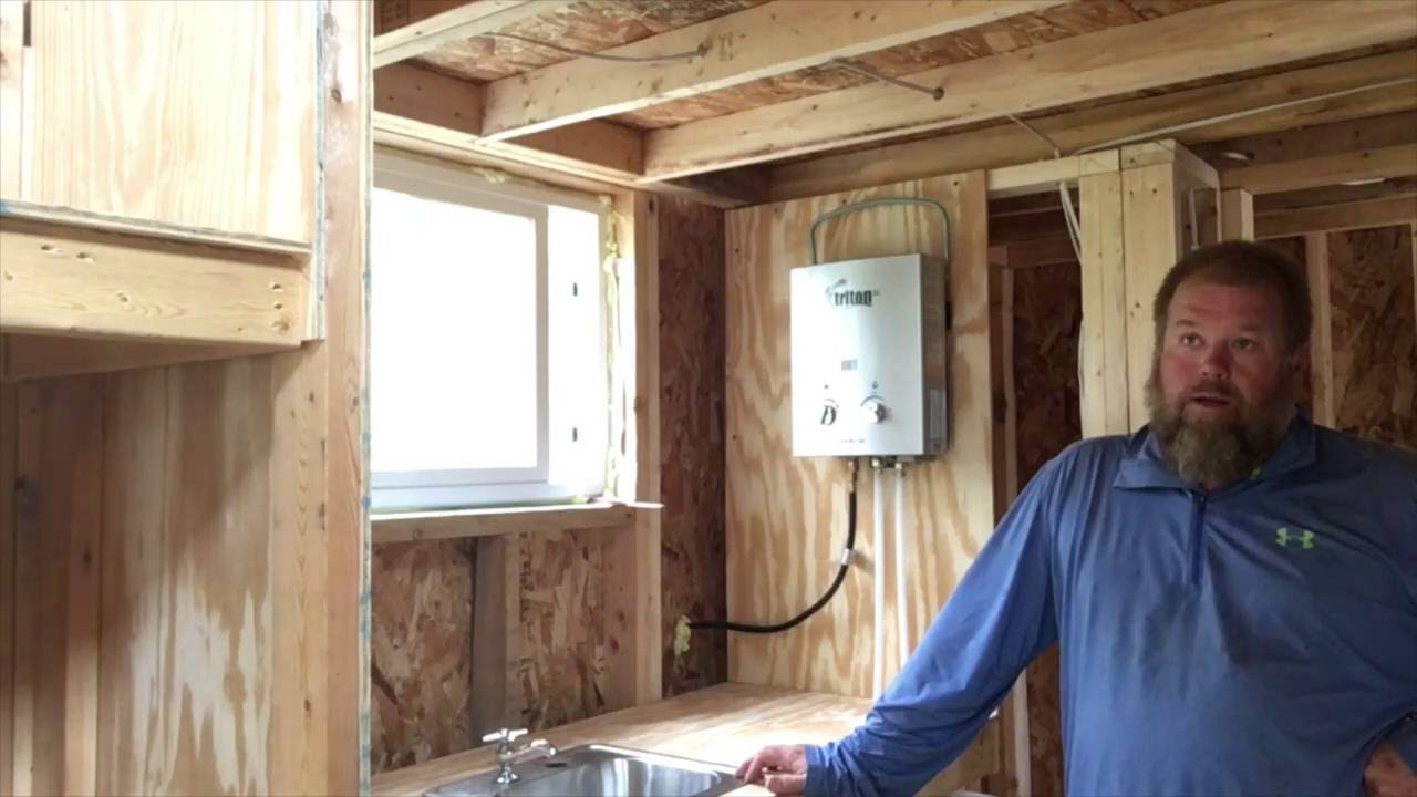 TINY HOUSE ELECTRICAL ROUGH IN AND SIMPLE WATER SYSTEM - YouTube