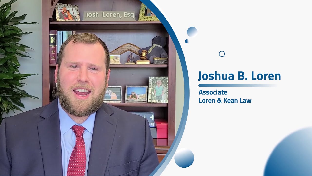 Meet Joshua B. Loren, an Associate at Loren & Kean Law. - YouTube