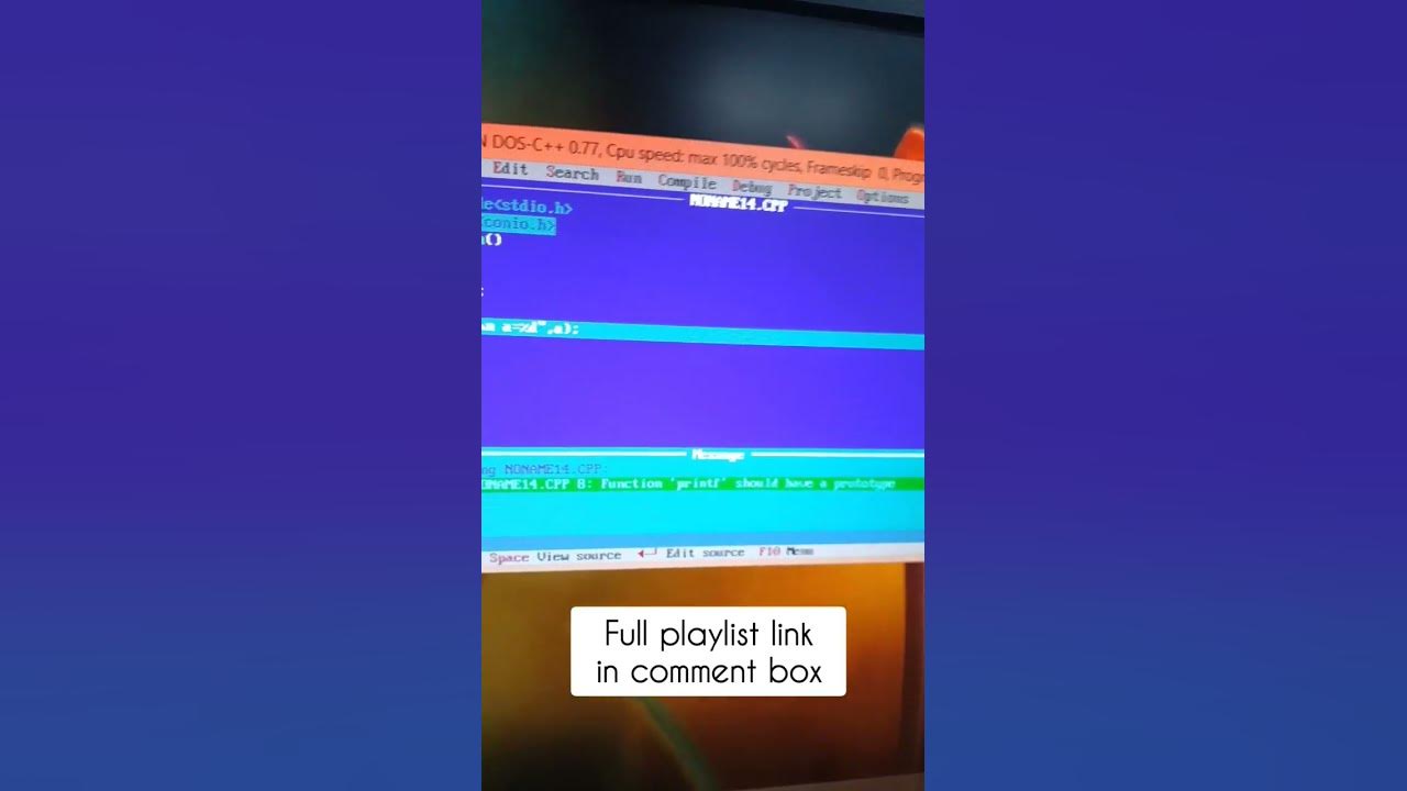 Error Function Should Have Prototype Youtube