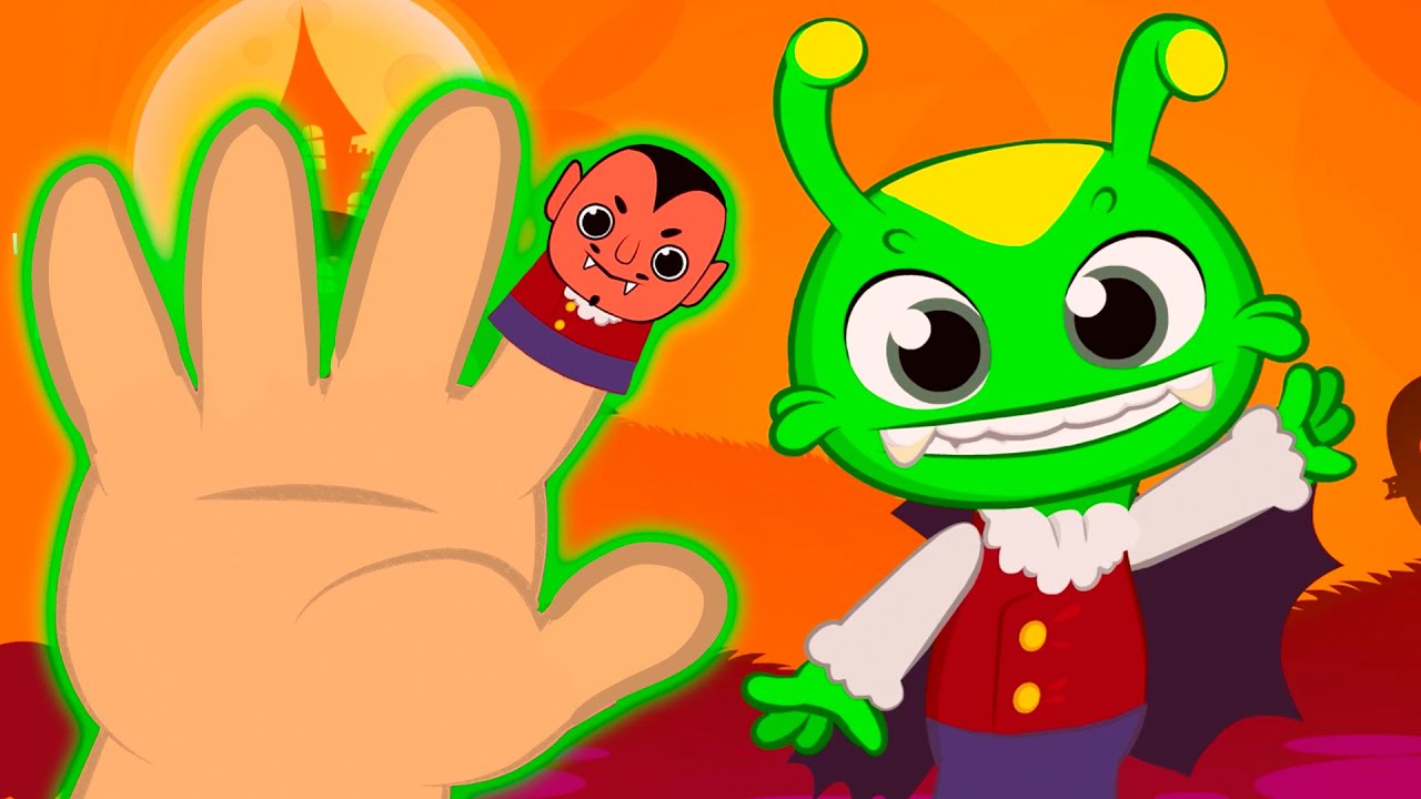 VAMPIRE finger, where are you? | Spooky Kids Songs | Groovy the Martian ...