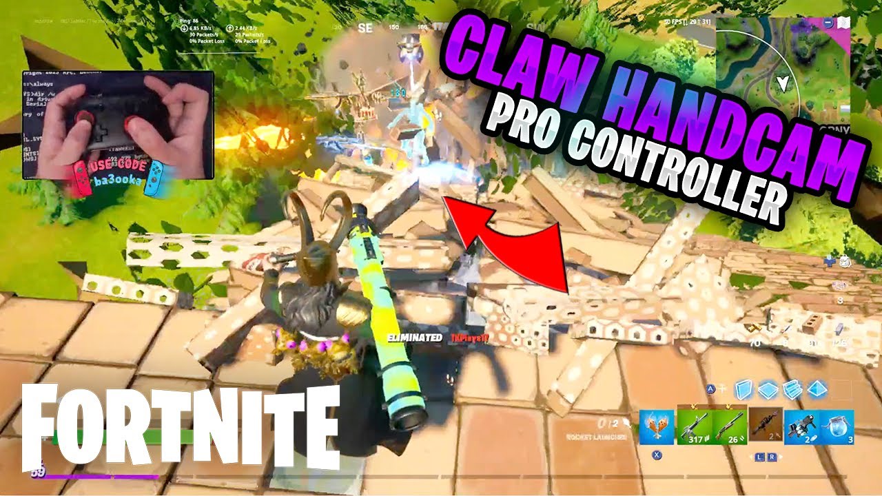 Fortnite on the Nintendo Switch Pro Controller #416 - YouTube