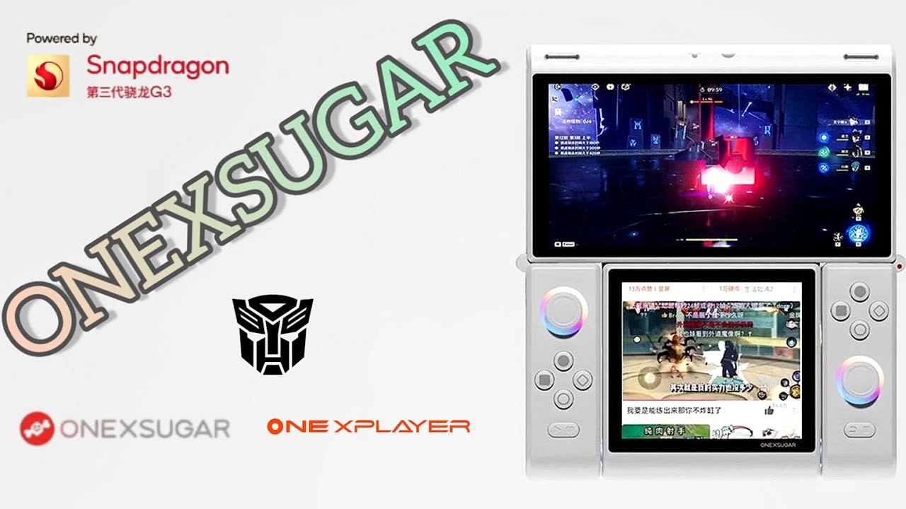 ONEXSUGAR The Handheld Android Dual-Screen Transforming Handheld ...
