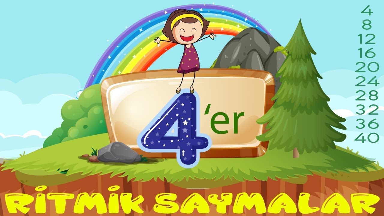 Dörder (4'er) Ritmik Sayma - YouTube