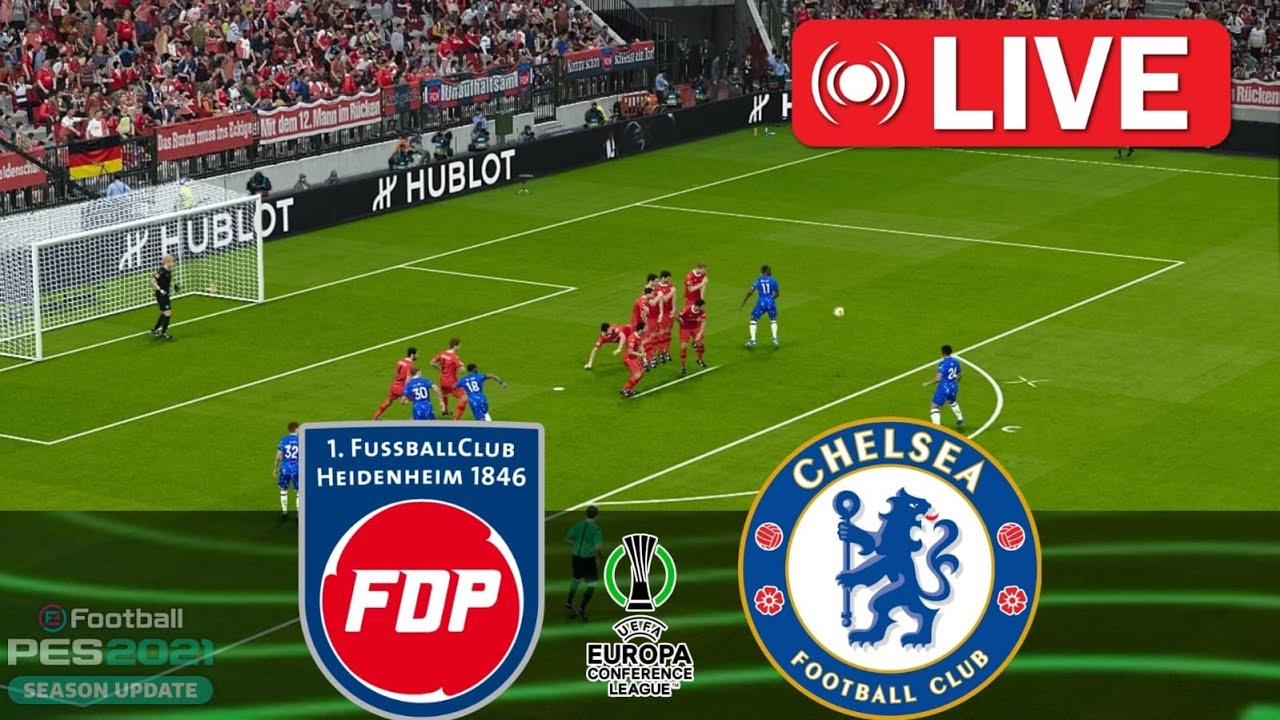 Heidenheim vs Chelsea LIVE 🔴 Conference League 2024/25 ⚽ LIVE Match Now ...