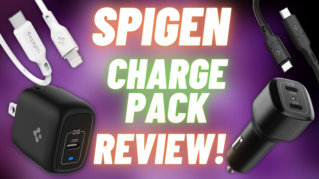 Spigen PowerArc Review! MFi Certified Cable, Car Charger, Power Brick ...