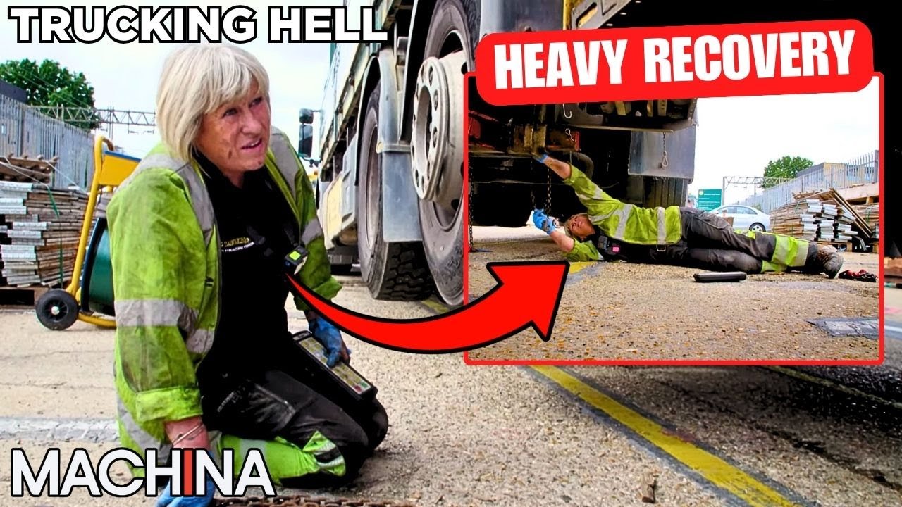 Solo Woman Heavy Crane Truck Recovery | Trucking Hell | S6E07 ...