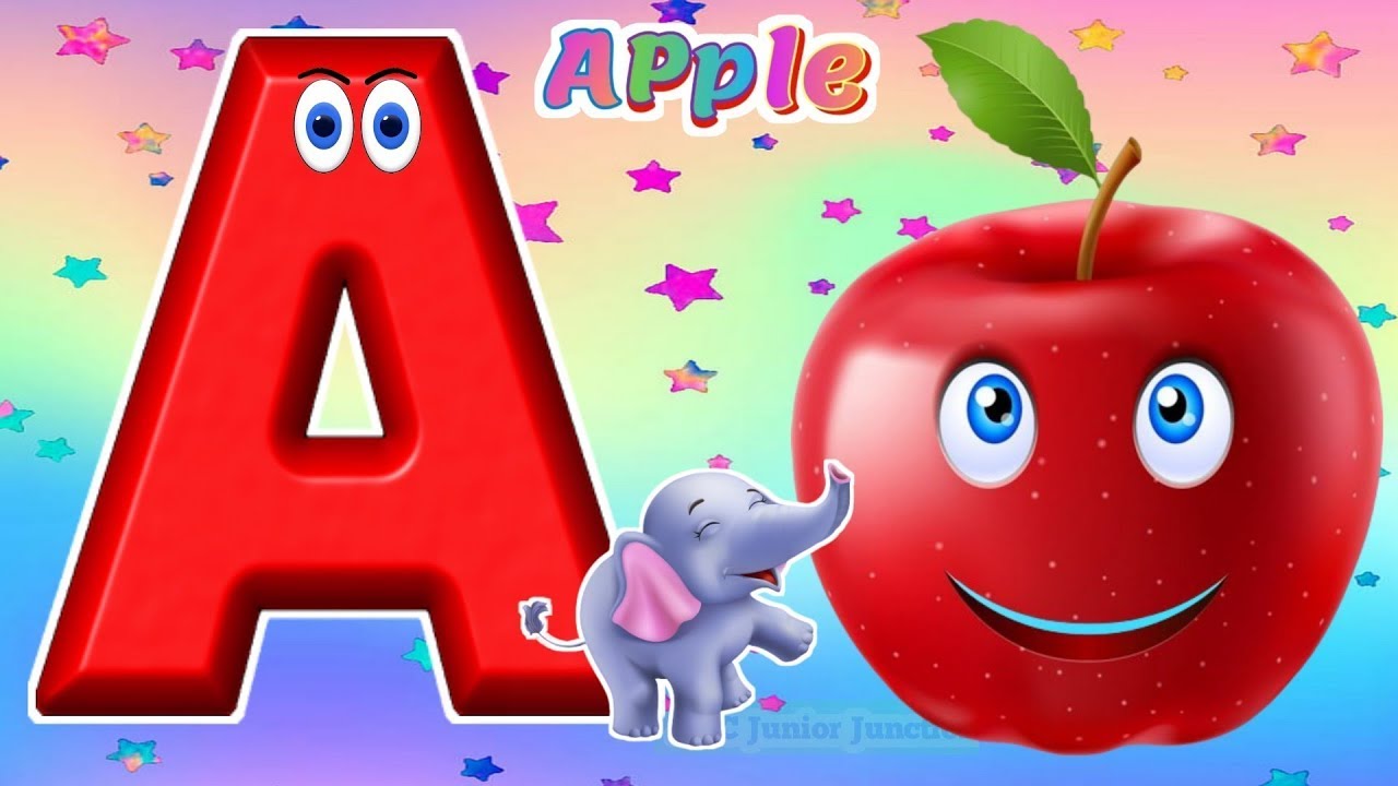 Alphabets Song for Toddlers | Numbers and Phonics Song - A is for Apple ...