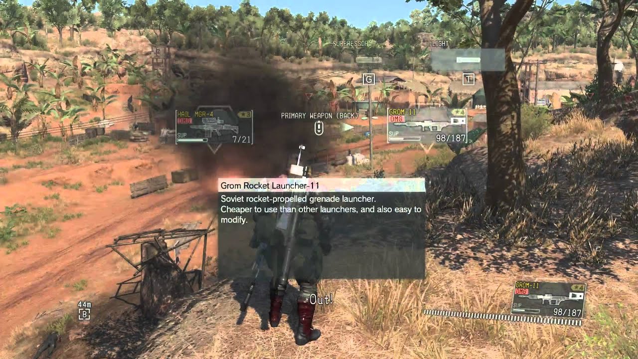 Weapon customization glitch in MGSV: TPP - YouTube