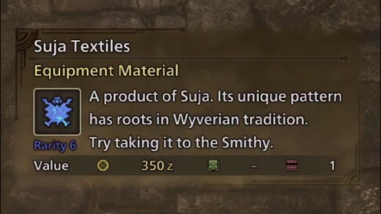 Suja Textiles Material Trading Location for Suja Sash Armor Monster ...