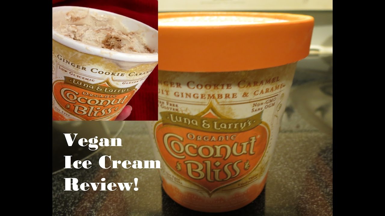 Vegan Ice Cream review: Luna & Larry's Organic Ginger Cookie Caramel ...